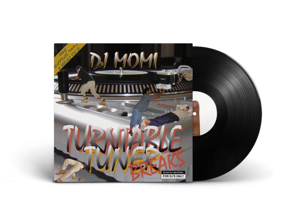 12" DJ MOMI - TURNTABLE TURNER BREAKS (BLACK) - skratchpractice